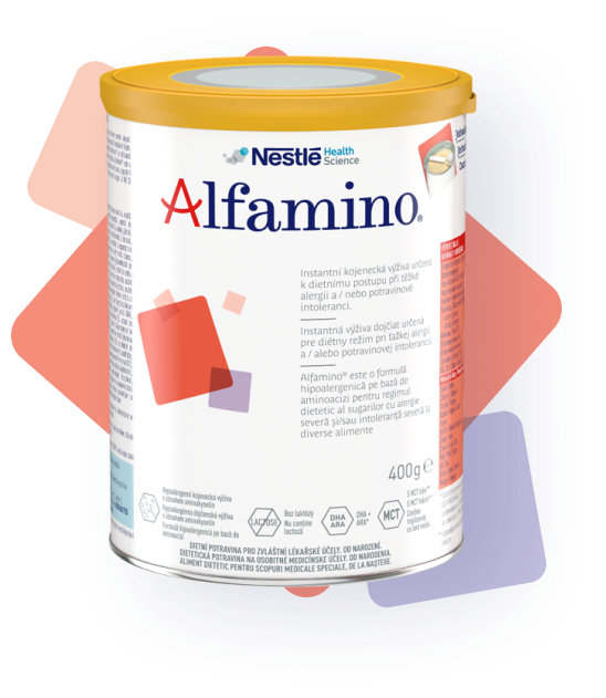 Alfamino hypoallergen erstatning til spedbarn ved melkeallergi
